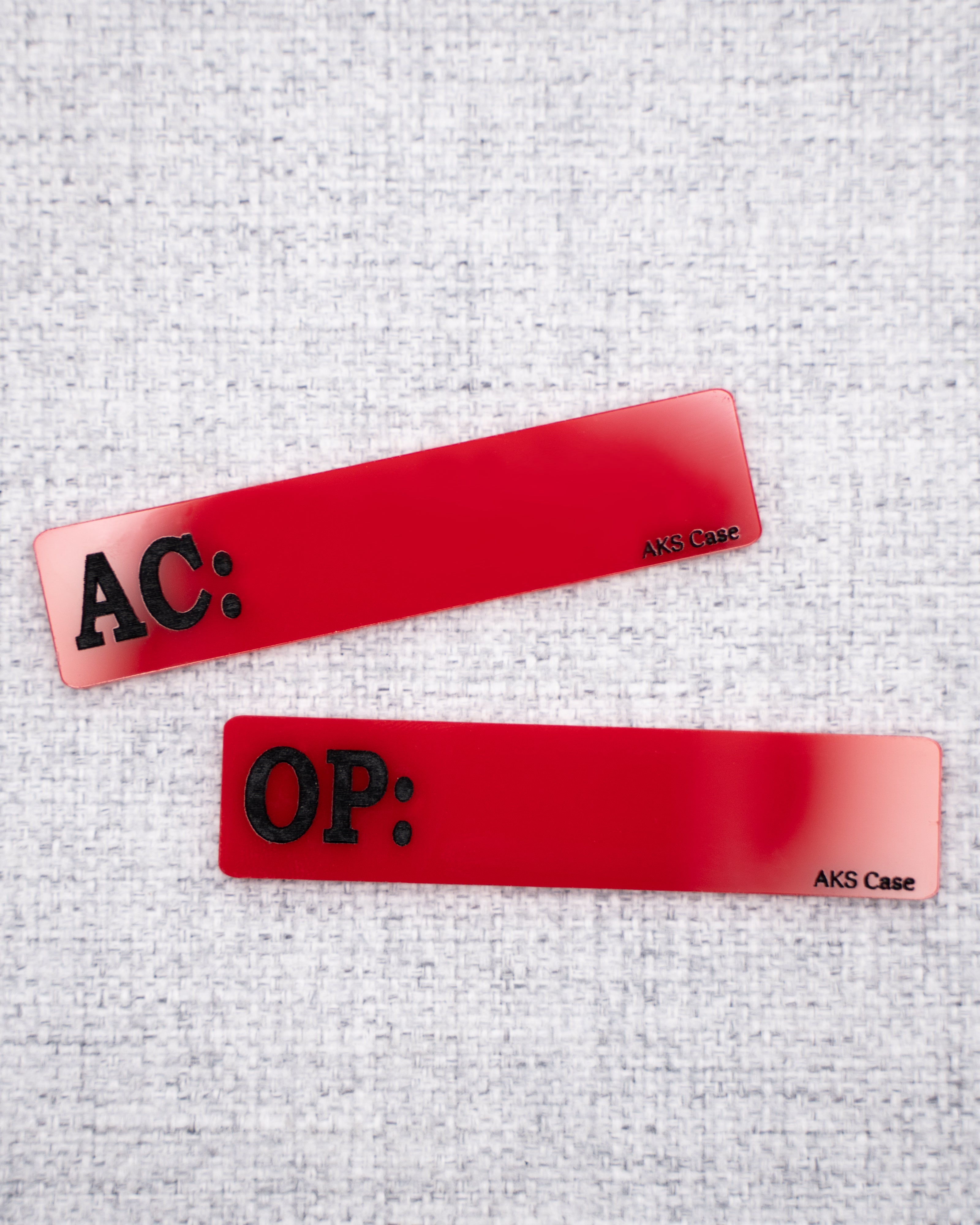 Color Monitor Name Tag - AC & OP